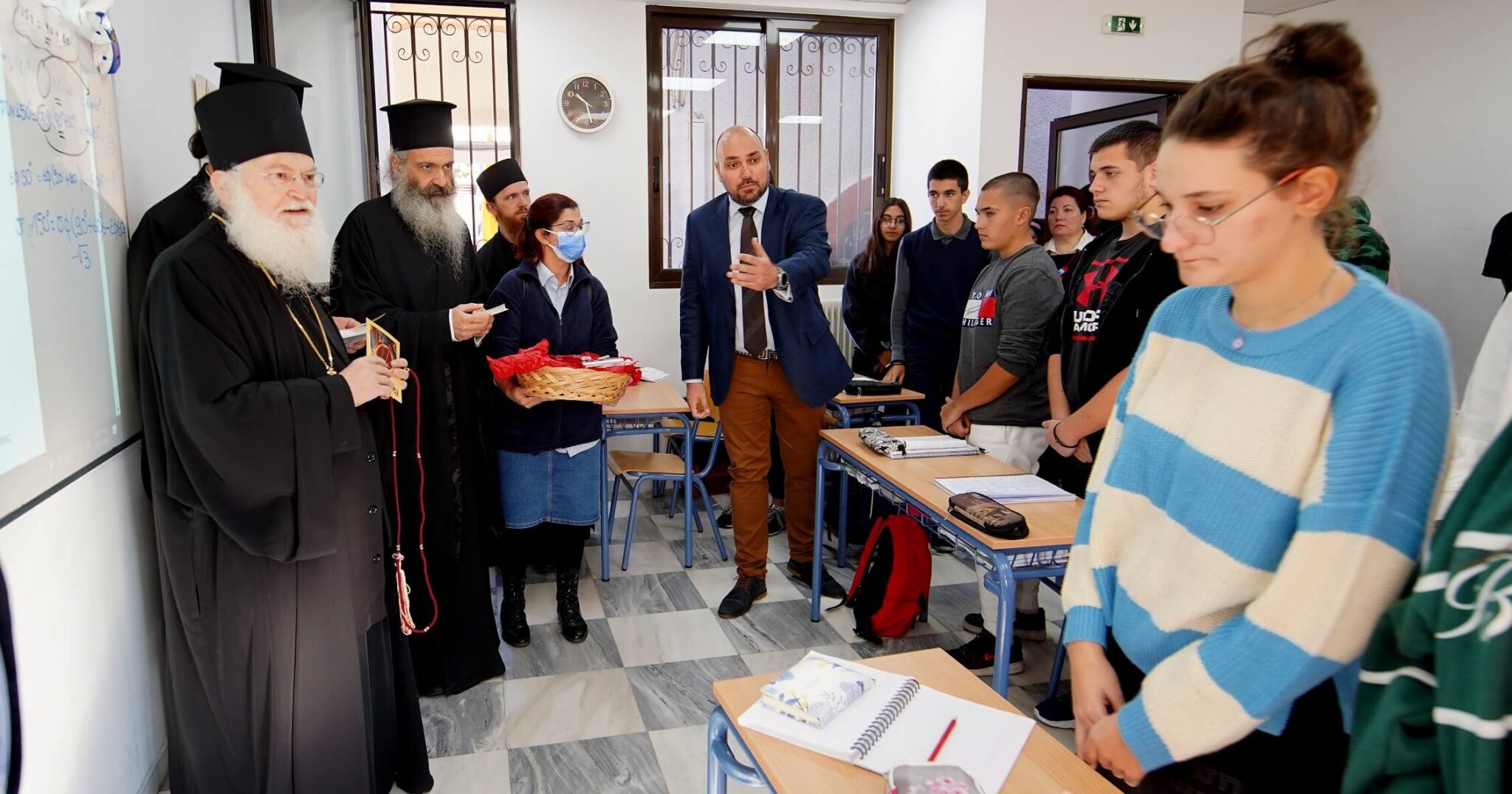 Επίσκεψη Καθηγουμένου Ιεράς Μεγίστης Μονής Βατοπαιδίου, Γέροντα Εφραίμ ...